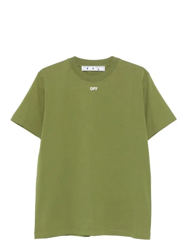Off-White Arrows-print T-shirt - Green