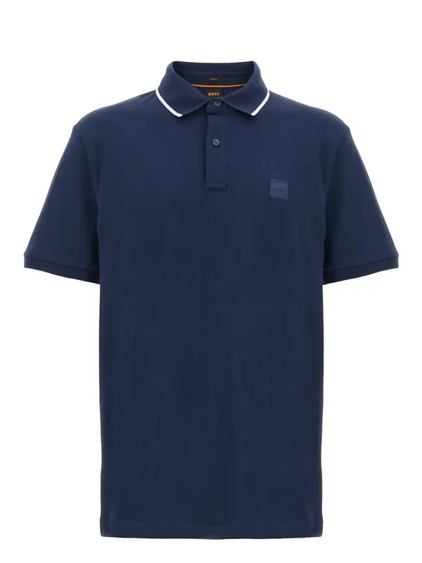 BOSS Passertip Polo Shirt - Blue
