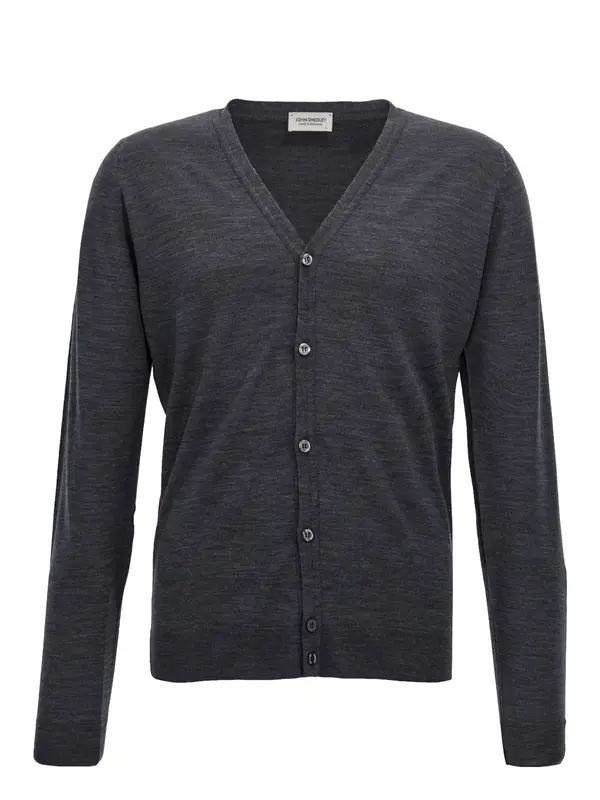 John Smedley Petworth Cardigan - Grey