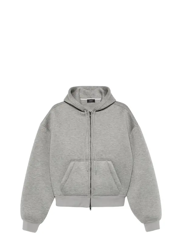 Wardrobe.NYC Scuba-jersey Hoodie - Grey
