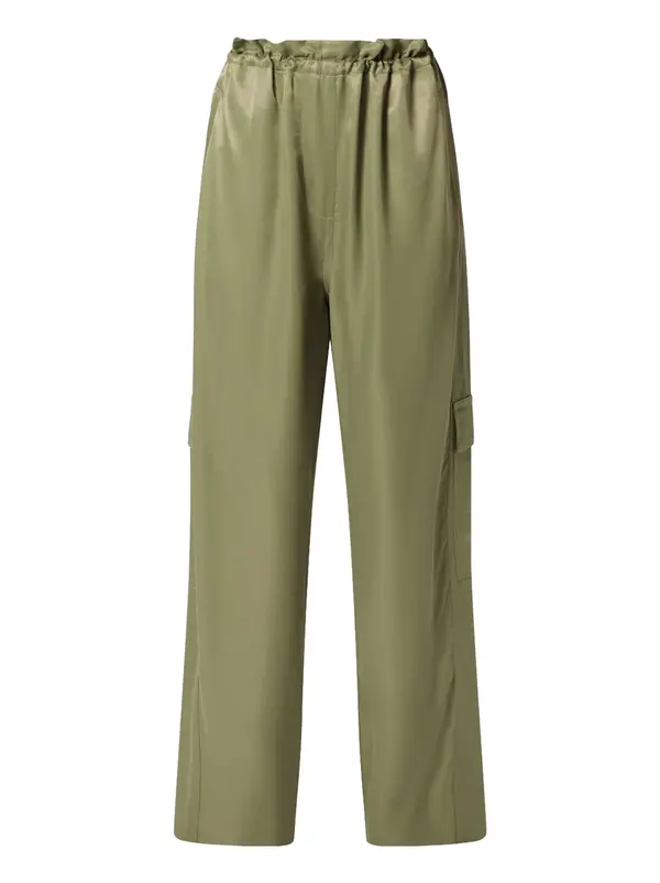 Lacoste Satin Cargo Pants - Green