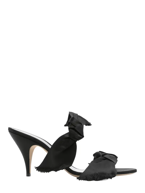 THE ROW 80mm Vika Mules - Black
