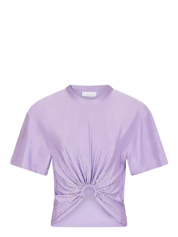 Rabanne Piercing T-shirt - Purple
