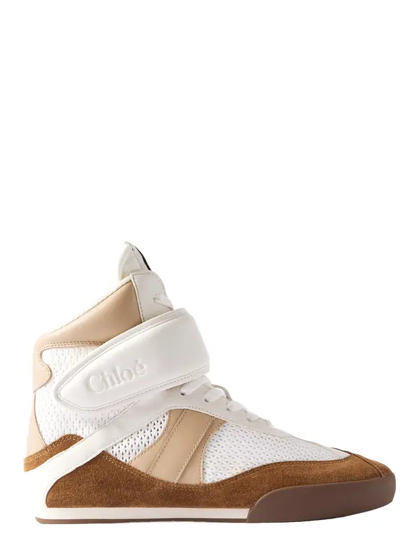 Chloé Kick High-top Sneakers - Brown