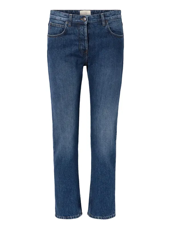 THE ROW Riaco Mid-rise Straight-leg Jeans - Blue
