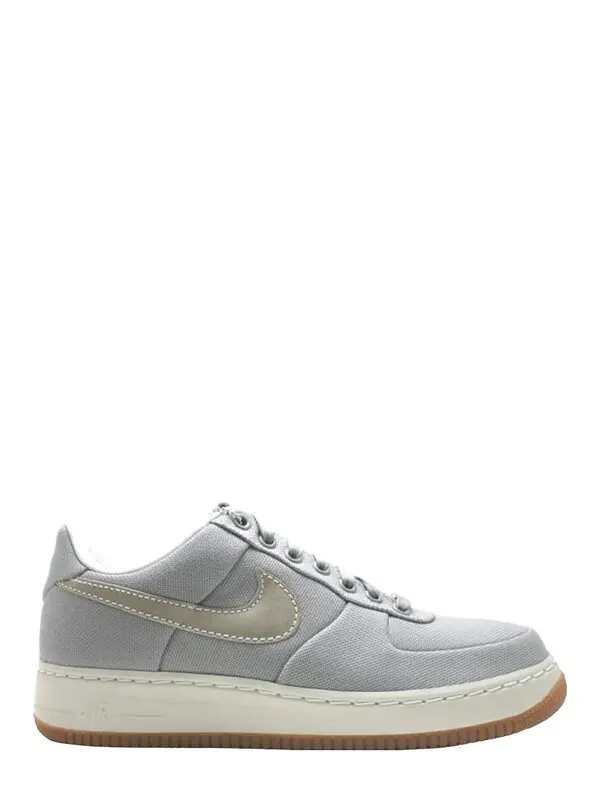Nike Air Force 1 Low Supreme Canvas Sneakers - Medium Grey/sail/white