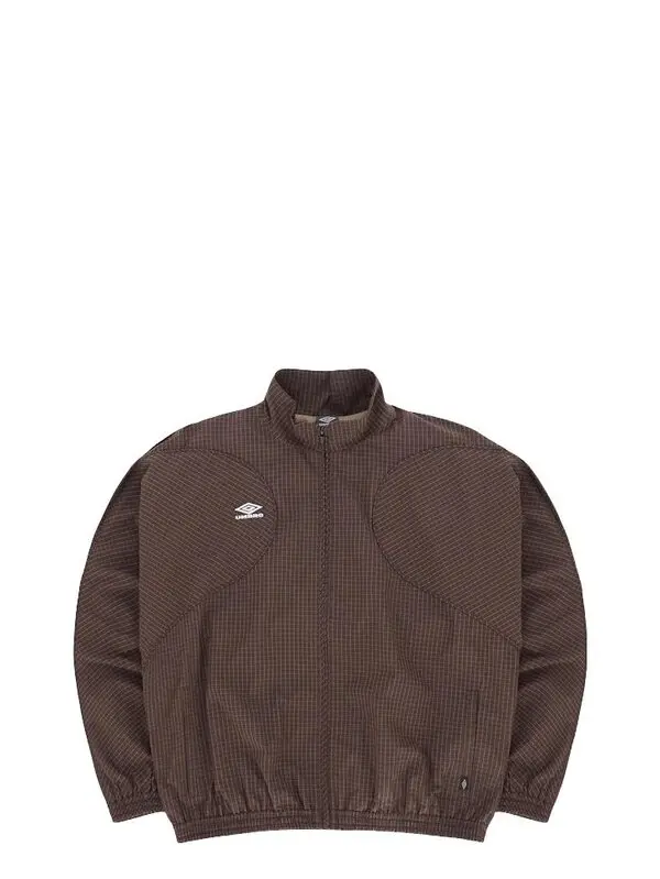 UMBRO X Slam Jam Mini Check Track Jacket - Brown