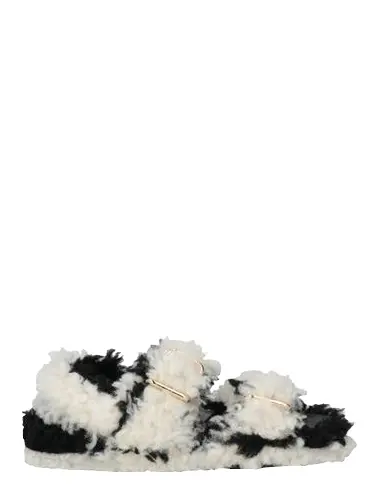 Marni Sandals Shearling - Off White