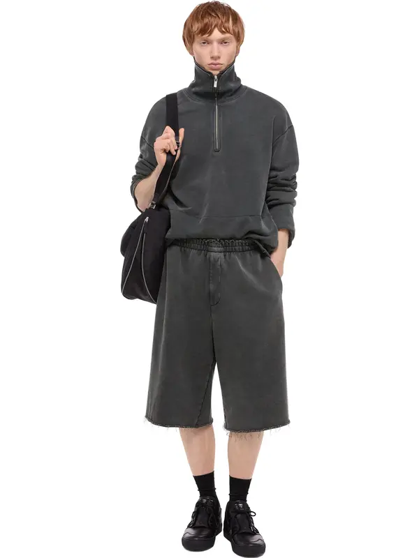 Helmut Lang Garment-dyed Upstate Shorts - Black
