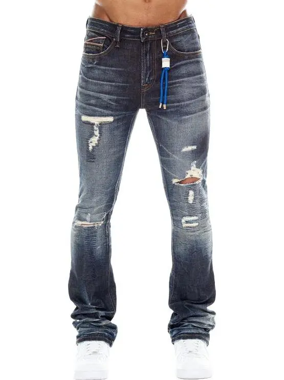 CULT OF INDIVIDUALITY Lenny Ripped Bootcut Jeans - Lexi