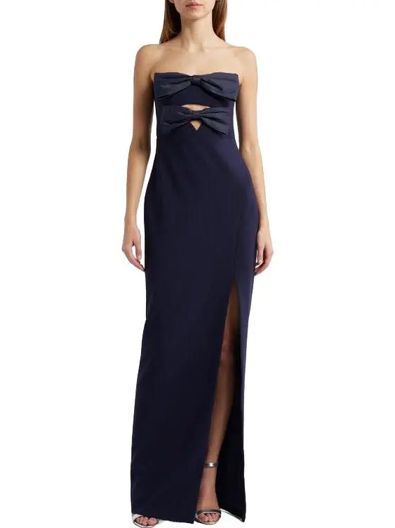 Likely Bea Strapless Gown - Navy