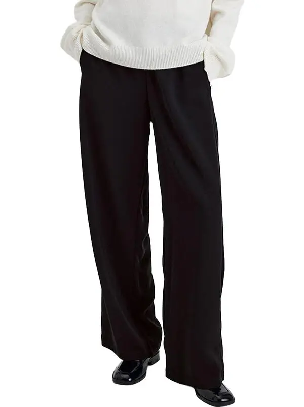 Solid & Striped Monaco Wide Leg Pants - Noir