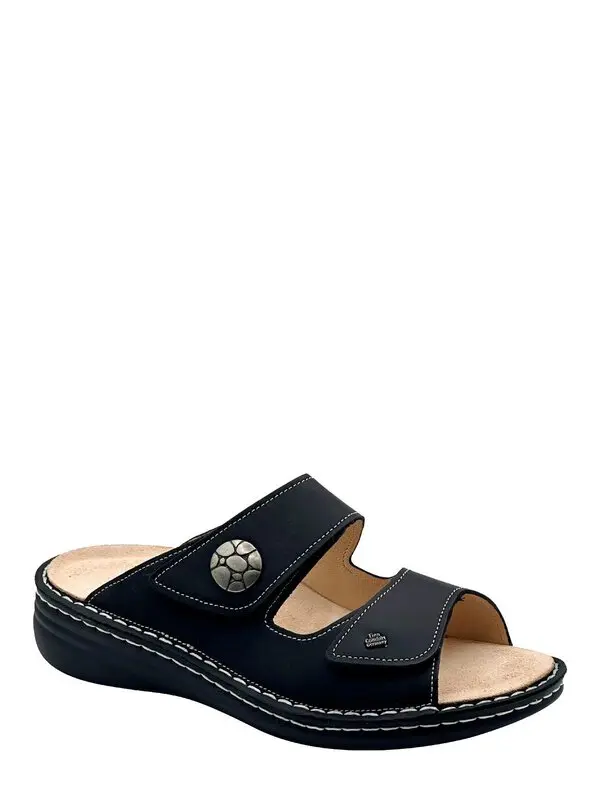 Finn Comfort Moorea Slide Sandal - Black
