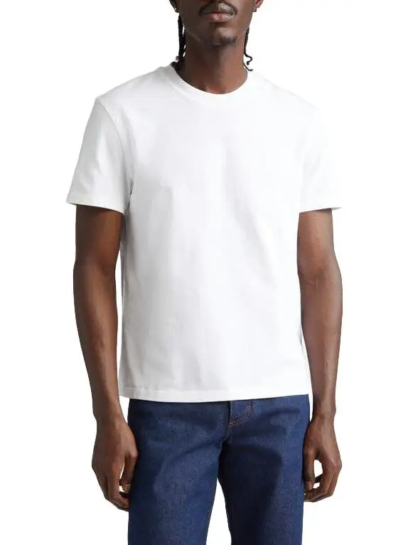 Ami De Coeur Cotton T-shirt - Wool Gabardine White
