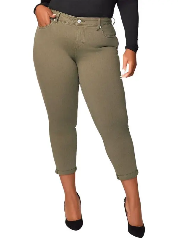 SLINK JEANS Boyfriend Jeans - Evergreen