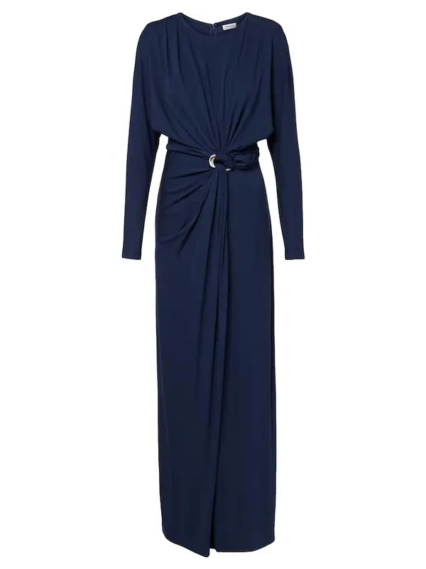 Simkhai Maisie Gathered Maxi Dress - Blue