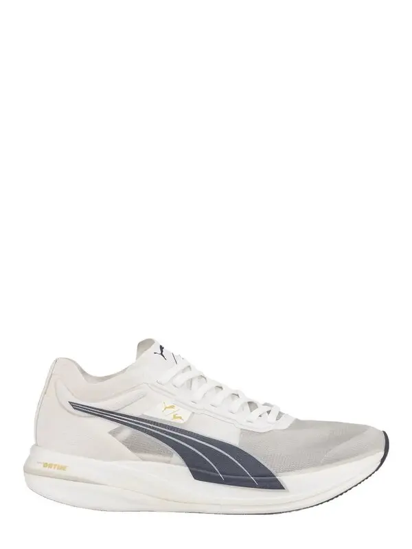PUMA Deviate Nitro Tracksmith Sneakers - White/peacoat/team Gold