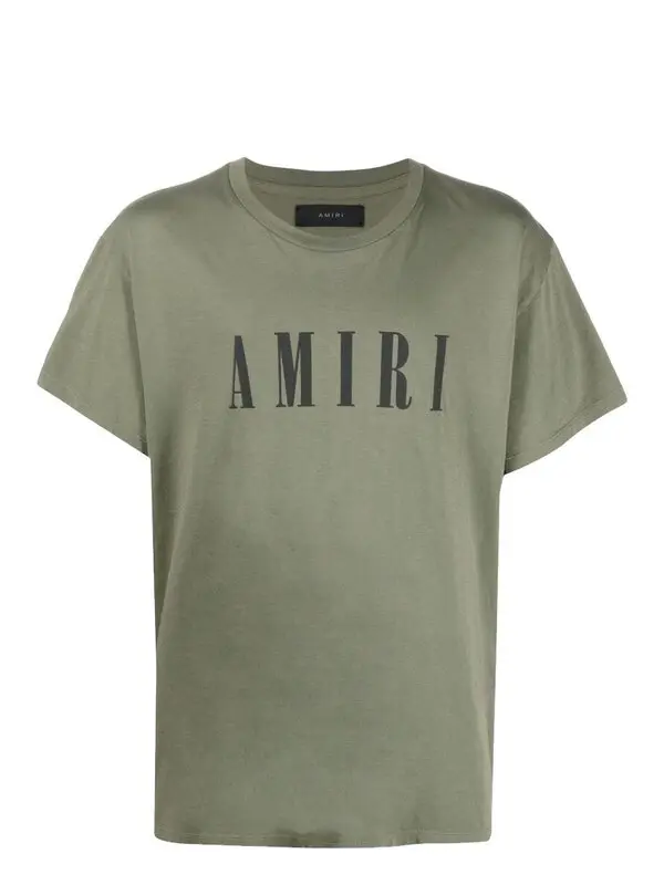 Amiri Core Logo Tee Shirt - Military Green