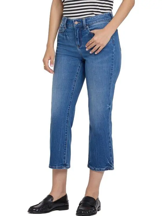 NYDJ Piper Crop Straight Leg Jeans - Wild River