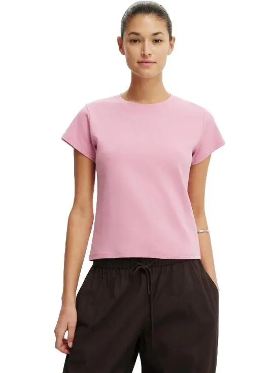 COTTON ON 90s Baby Tee - Light Orchid