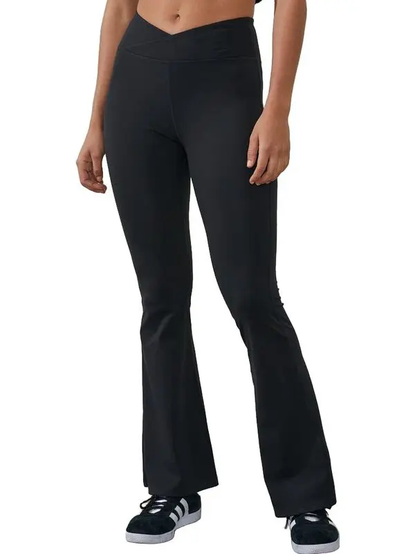 Cotton:on Active Ultra Soft Full Length Flare - Black