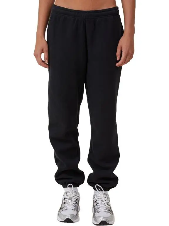 Cotton:on Plush Essential Gym Sweatpant - Black
