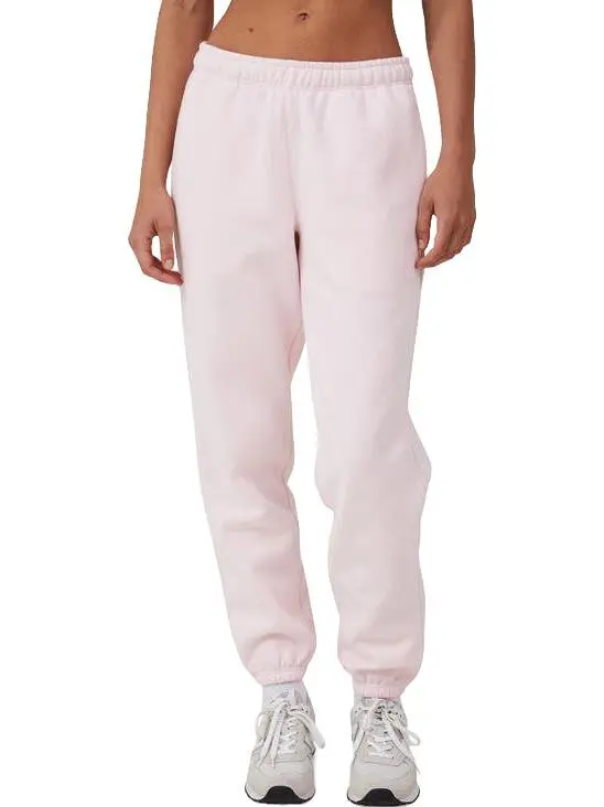 Cotton:on Active Plush Essential Gym Track Pants - Cherry Dream