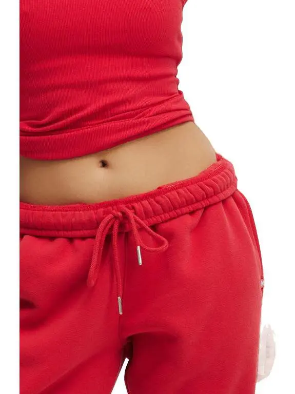 Cotton:on Active Plush Essential Gym Track Pants - Poppy