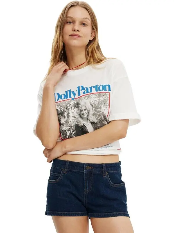 COTTON ON Music Boxy Graphic Tee - Lcn Dol Dolly Bargain Store