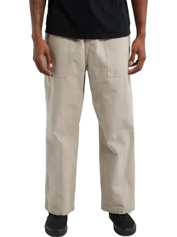 SERVICE WORKS Classic Cotton Canvas Chef Pants - Stone