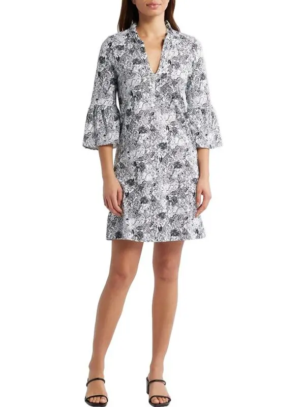 LILLY PULITZER® Hayes Supima® Cotton Shift Dress - Onyx