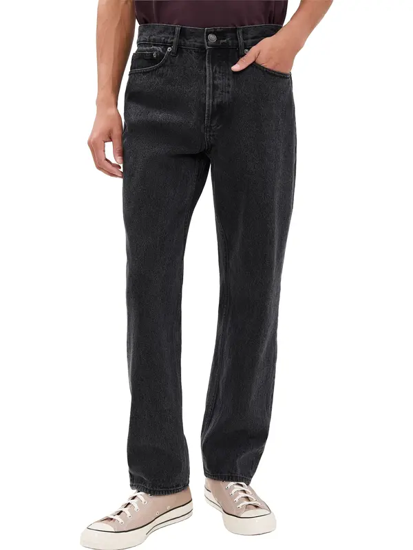 Obey Hardwork Denim Jeans - Faded Black