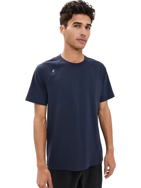 RHONE Reign Short Sleeve T-shirt - True Navy