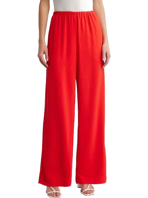 Solid & Striped Monaco Wide Leg Pants - Apple Red