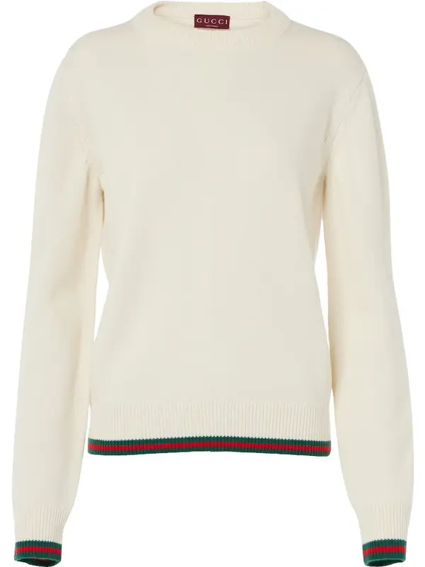 Gucci Wool And Cashmere Sweater - White