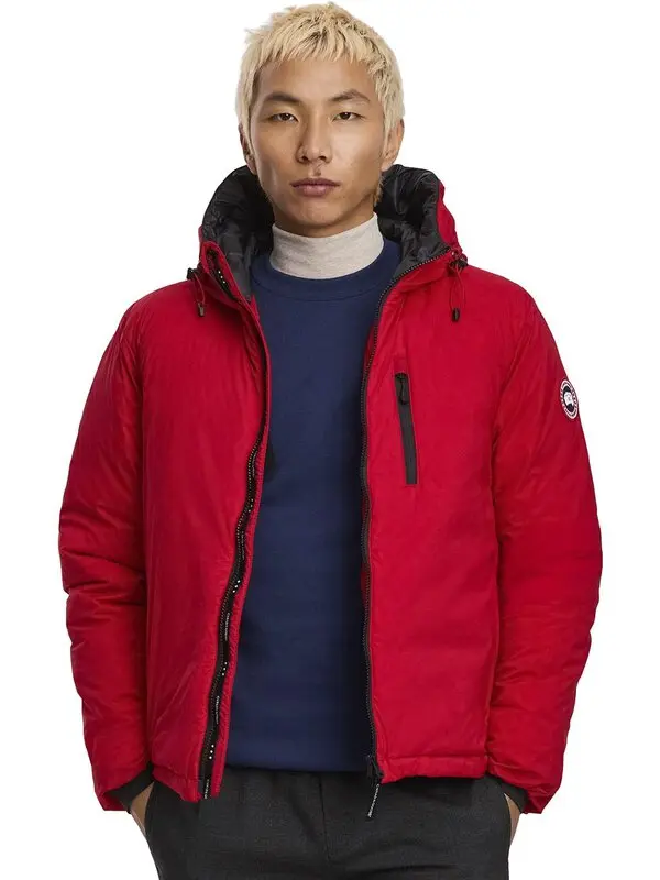 Canada Goose Lodge Windproof Hoodie - Carmine Red