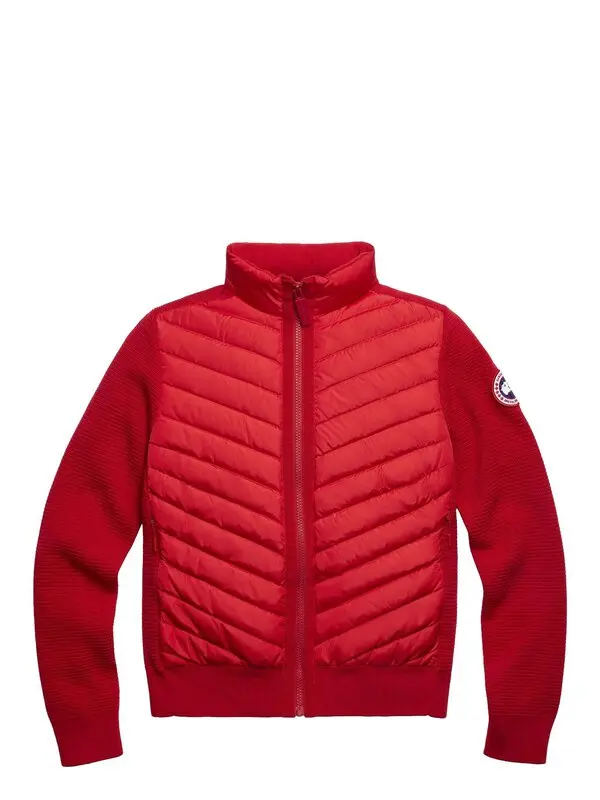 Canada Goose Hybridge Knit Jacket - Carmine Red