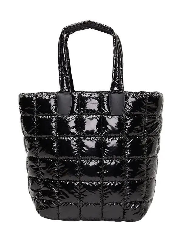 VEECOLLECTIVE Porter Quilted Tote Bag - Black