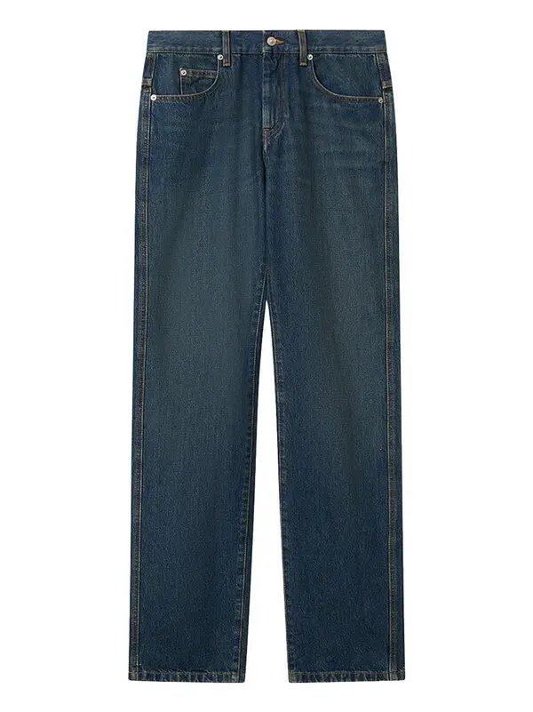 Isabel Marant Lewys Straight-cut Jeans - Blue