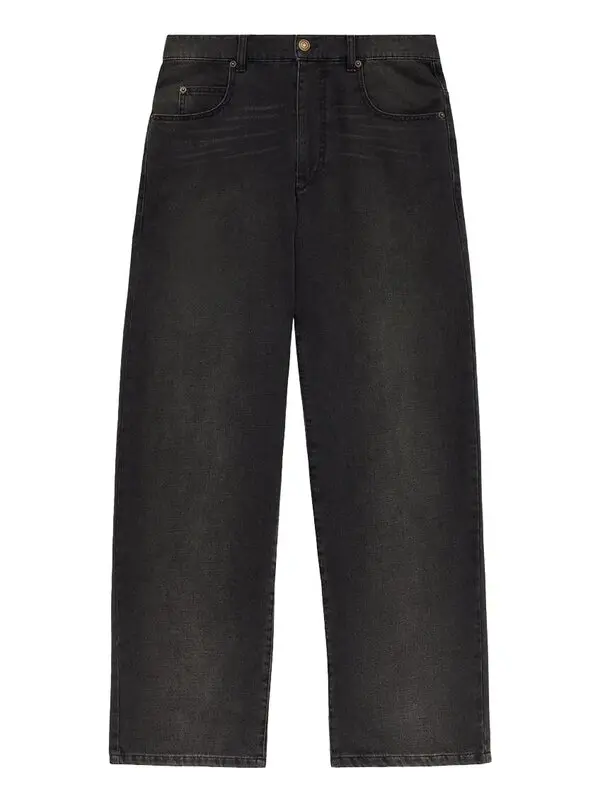 Isabel Marant Jameson Wide-leg Denim Jeans - Black