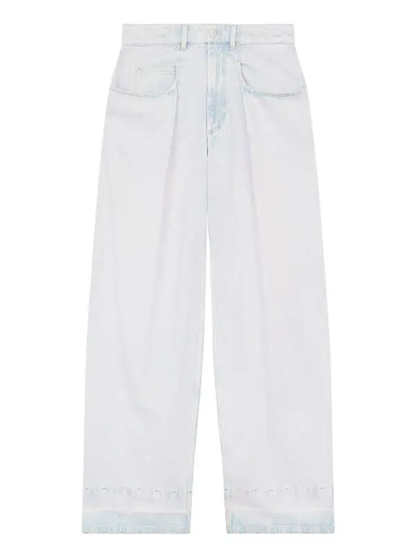 MARANT ETOILE Rachelle Loose Fit Denim Jeans - Light Blue