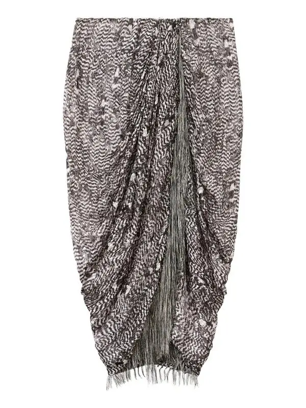 Isabel Marant Roany Skirt - Black/ecru