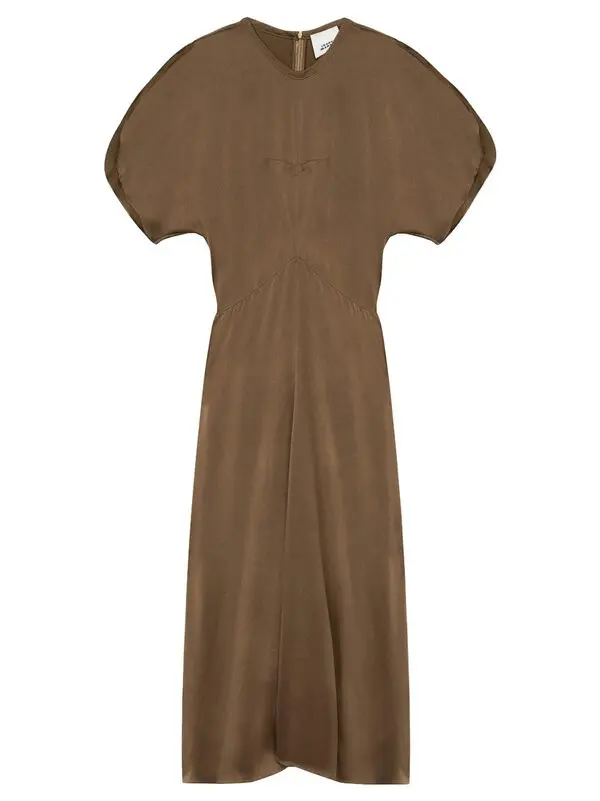 Isabel Marant Keany Maxi Dress - Bronze