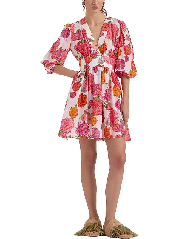 La DoubleJ Margherita Mini Dress - Gyn White