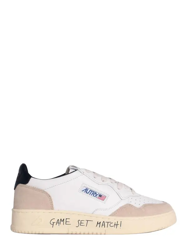AUTRY Medalist Low Leather Sneakers - White