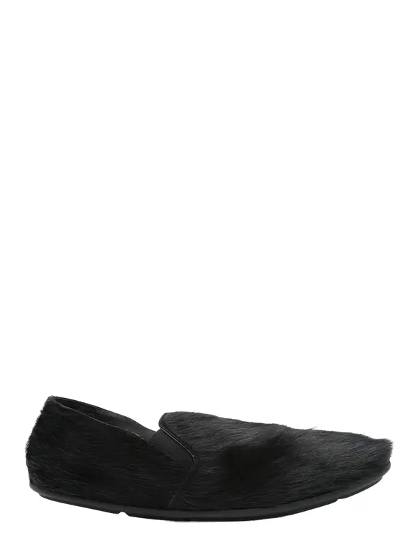 THE ROW Vincit Slippers - Black
