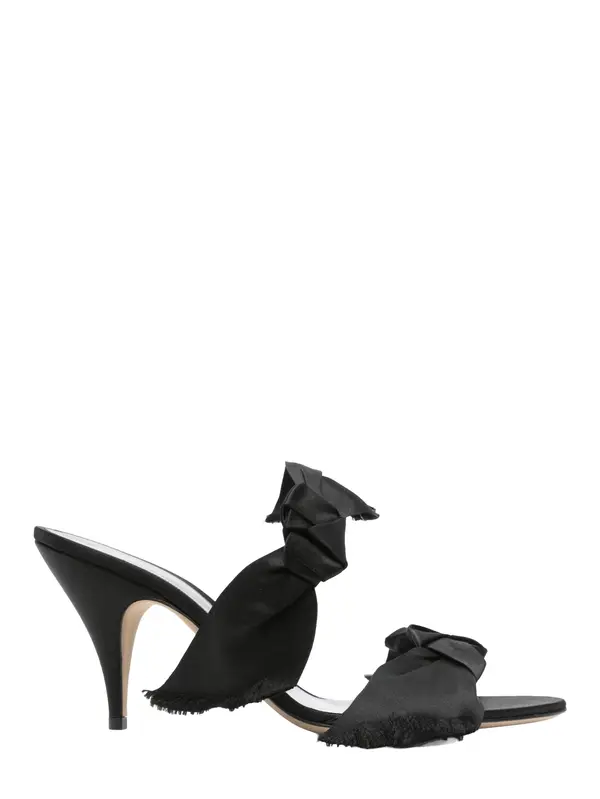 THE ROW Vika Mules - Black