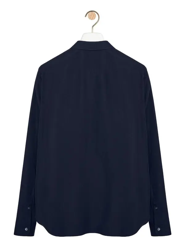 Loewe Shirt In Cotton - Navy Blue