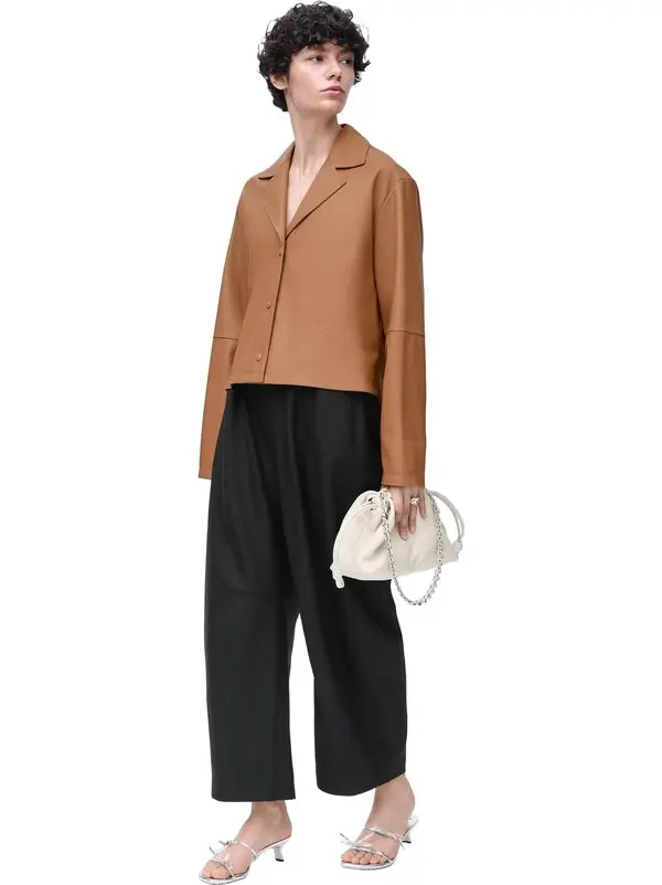 Loewe Nappa Lambskin Pyjama Blouse - Toffee