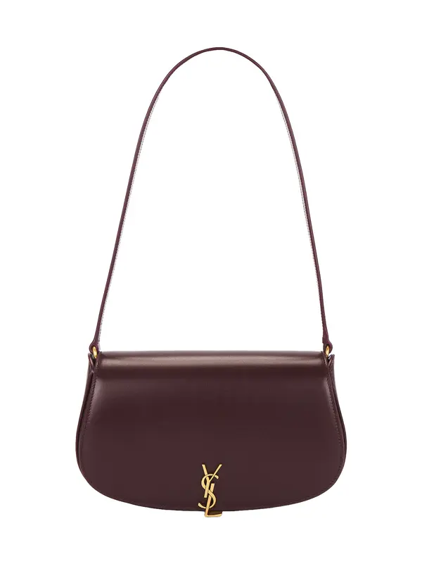 Saint Laurent Mini Shoulder Bag - Rouge Cabernet